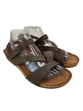 Eurosoft | Shoes | Eurosoft Gianetta Brown Leather Comfort Sandals ...